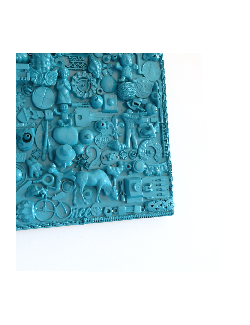Tableau mural turquoise